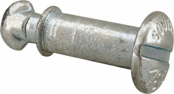 Made in USA - 0.4870" Long, Slotted Drive, Oval Head, Steel Quarter ...