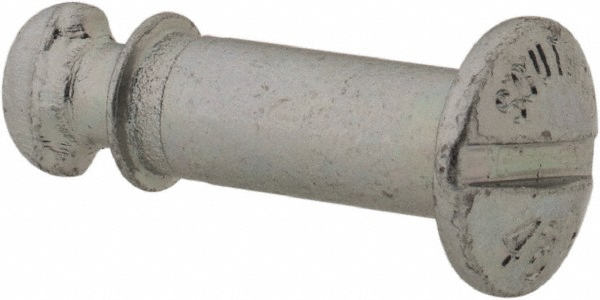 Made in USA - 0.5070" Long, Slotted Drive, Oval Head, Steel Quarter ...