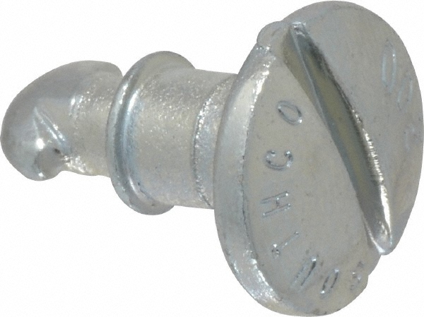 Made in USA - 0.3050" Long, Slotted Drive, Oval Head, Steel Quarter ...