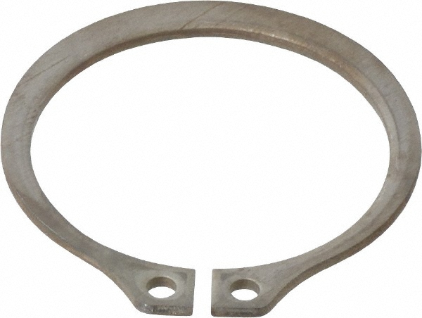 Rotor Clip - 1-3/16" Shaft Diam, 1.118" Groove Diam, Stainless Steel ...