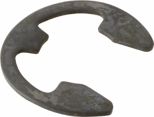 Rotor Clip - 3/4" Shaft Diam, 0.58" Groove Diam, Steel External Bowed E ...