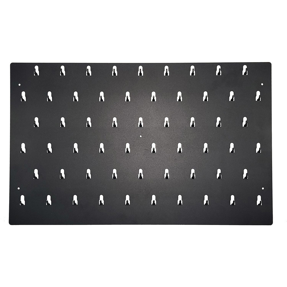 Pyramid - Industrial Key Rack, Powder Coated Steel, 57 Hooks, Black ...