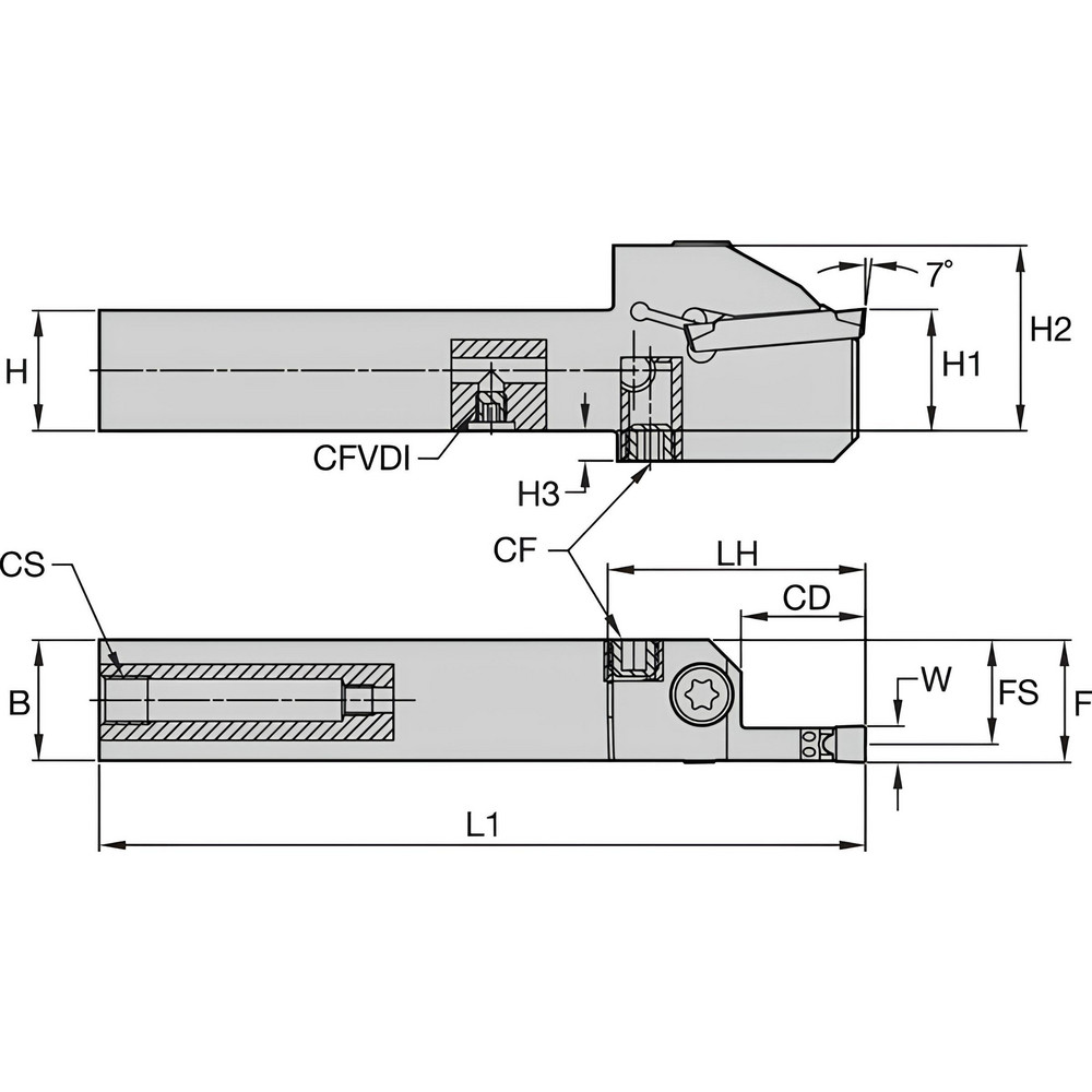Kennametal - Indexable Grooving & Cut-Off Toolholders: Internal or ...