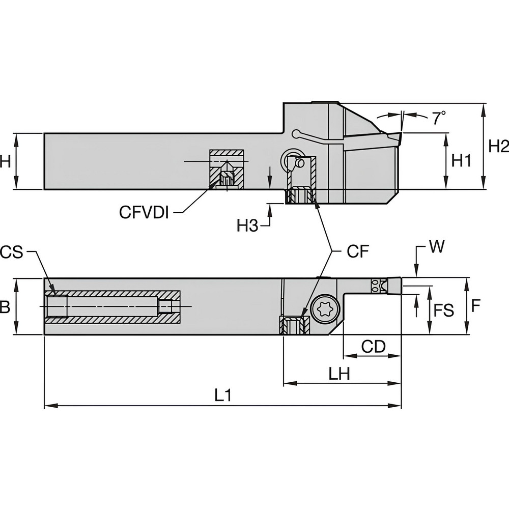 Kennametal - Indexable Grooving & Cut-Off Toolholders: Internal or ...