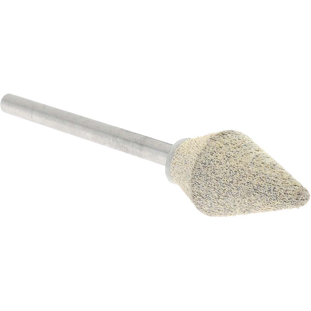 Cratex - Mounted Point: 3/4" Thick, 1/8" Shank Dia, B51, 80 Grit ...