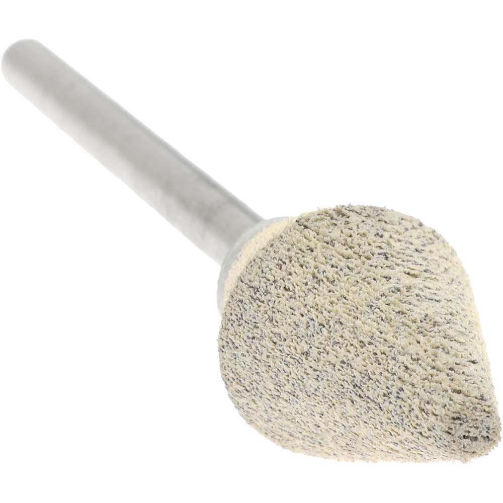 Cratex - Mounted Point: 3/4" Thick, 1/8" Shank Dia, B51, 80 Grit ...