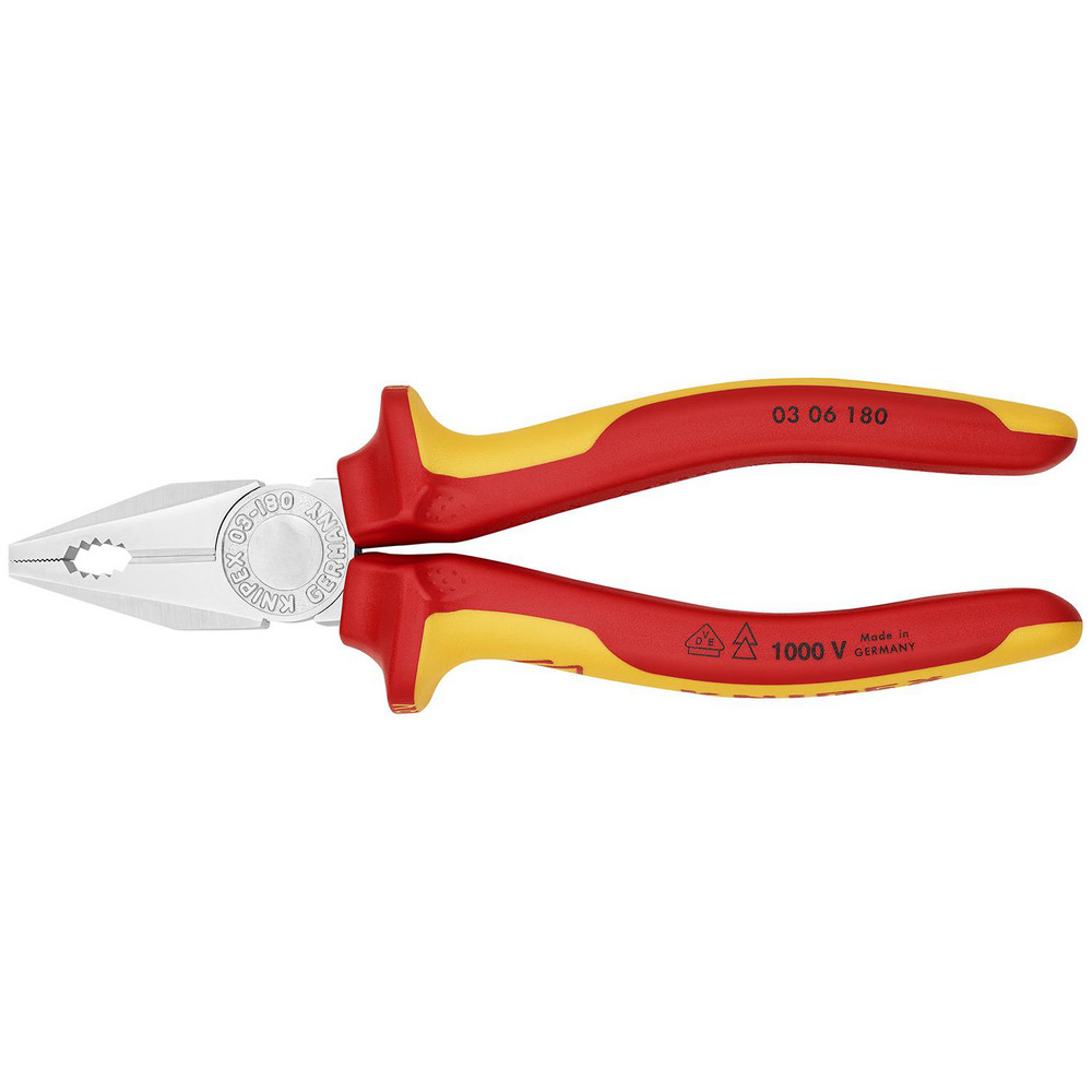 Knipex - Pliers: Jaw Texture: Serrated; Plier Type: Combination | MSC ...