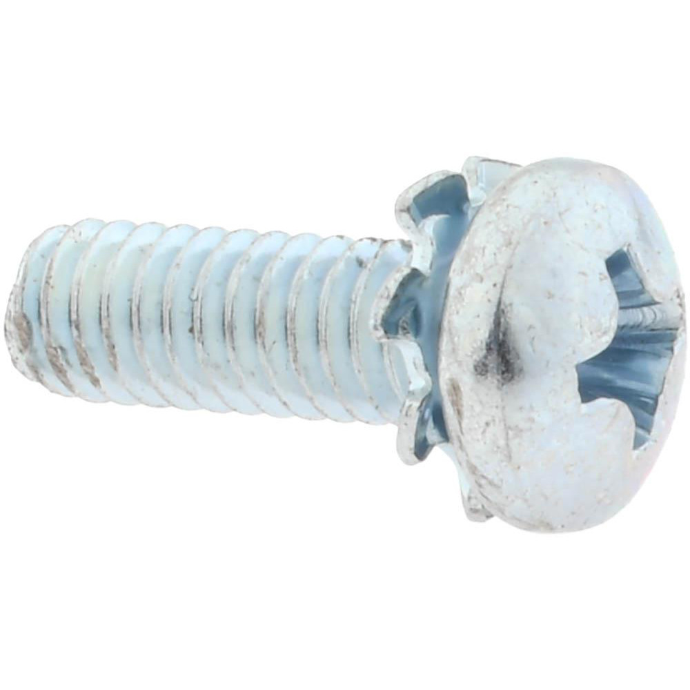 Value Collection - Machine Screw: #8-32 x 1/2" Length Under Head, Pan ...