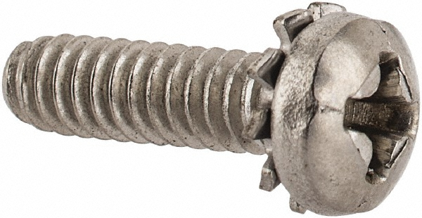 Value Collection - Machine Screw: #6-32, 1/2" Length Under Head, Pan ...