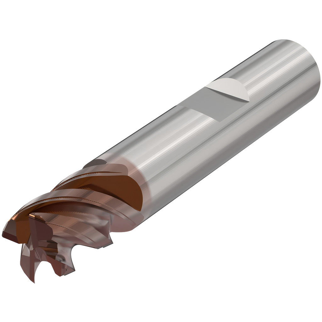 Seco - Corner Radius End Mill: 6.00 mm Dia, 8.00 mm LOC, 0.50 mm Radius ...
