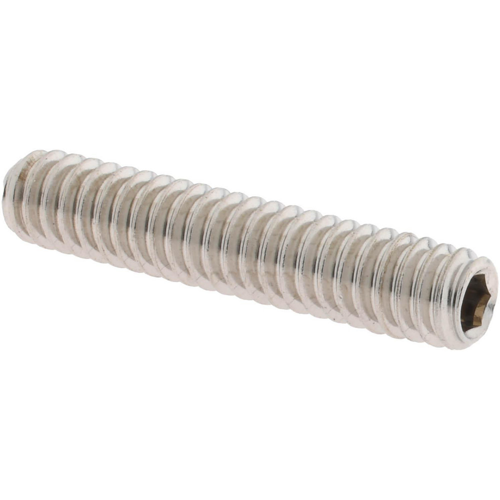 Value Collection - Set Screw: 1/4-20, 1-1/4" Overall Length, Cup Point ...