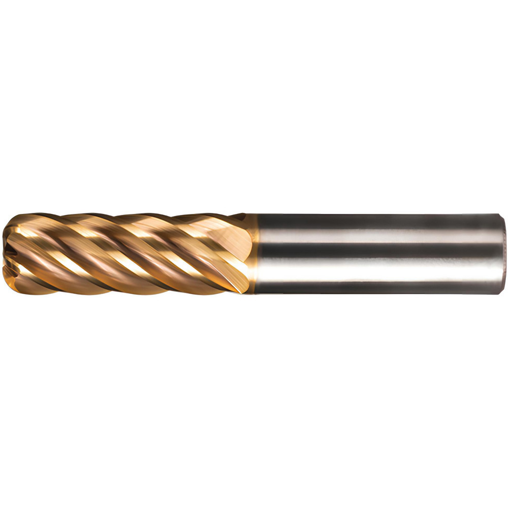 Kennametal - Corner Radius End Mill: 1" Dia, 2" LOC, 0.2500" Radius, 6 ...
