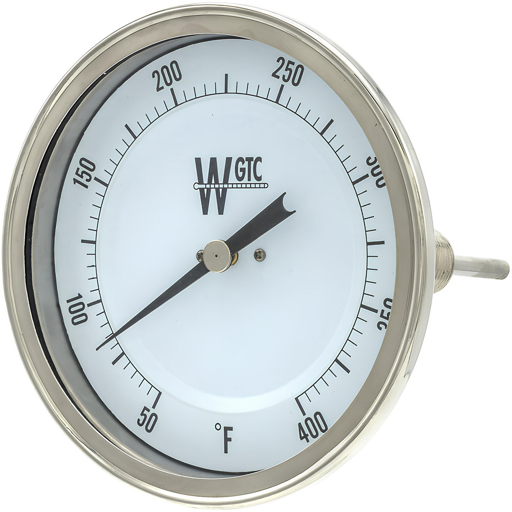 WGTC - Bimetal Dial Thermometers: 1.00, Adjustable, Adjustable, Glass | MSC Direct