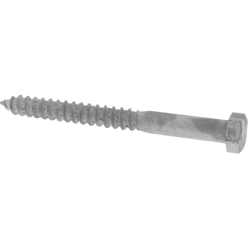 Value Collection - 3/8" Screw, 4" Length Under Head, Steel, Hex Head ...
