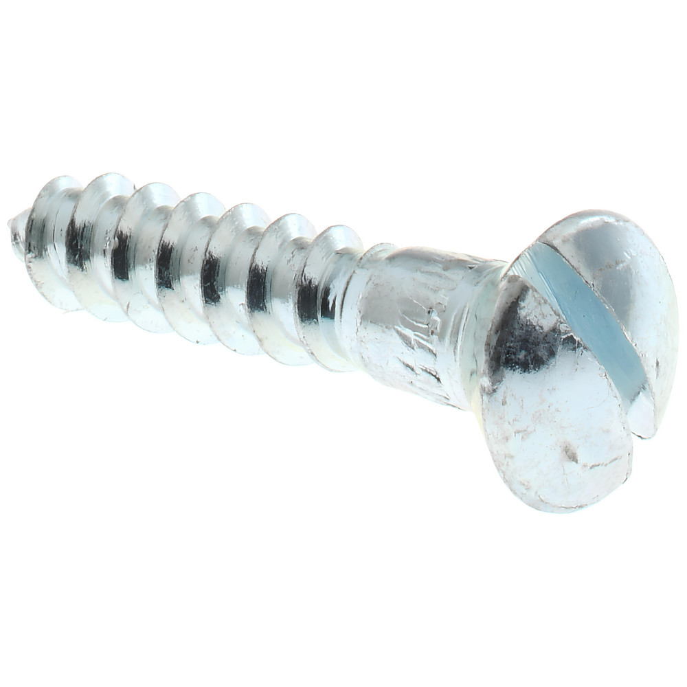 Value Collection - #10, 1" Length Under Head, Slotted Drive, Oval Head ...