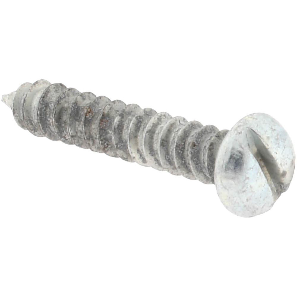 Value Collection - Sheet Metal Screw: #2, Pan Head, Slotted Drive, 1/2 ...