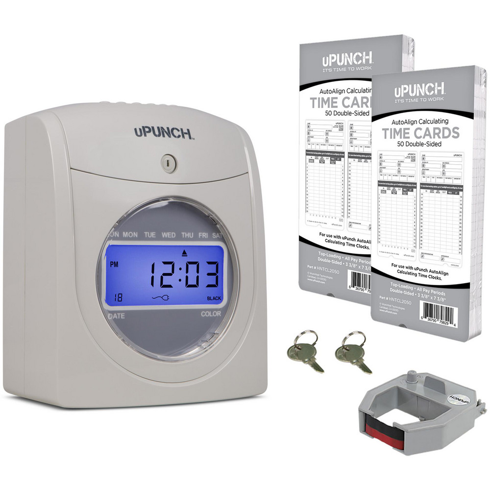 uPunch - Time Clocks & Time Recorders: Punch Type: Electronic; Power ...