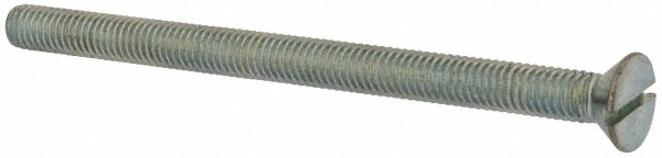 Value Collection - Machine Screw: 3/8-16, 5-1/2" Overall Length, Flat ...