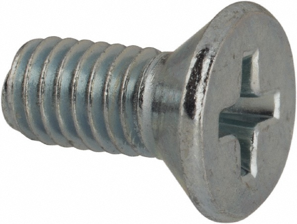 Value Collection - Machine Screw: #10-32, 7/16" Overall Length, Flat ...