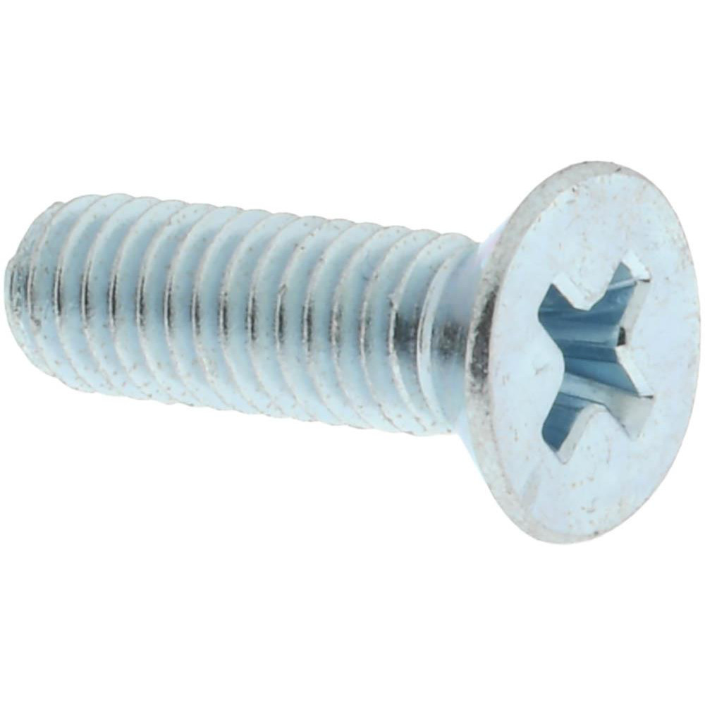 Value Collection - Machine Screw: #10-32, 5/8" Overall Length, Flat ...