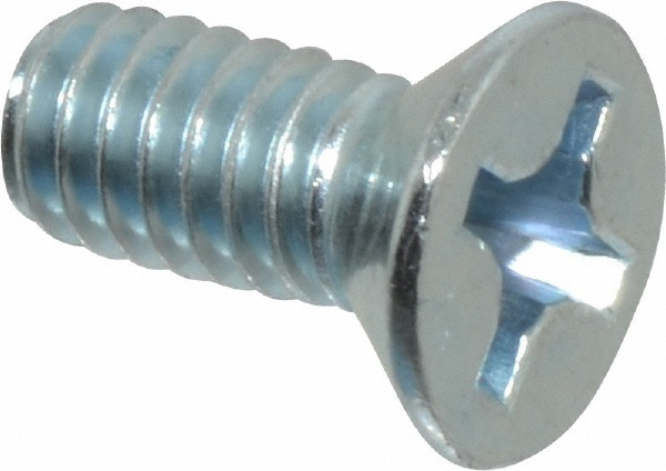 Value Collection - Machine Screw: #12-24 x 1/2", Flat Head, Phillips ...