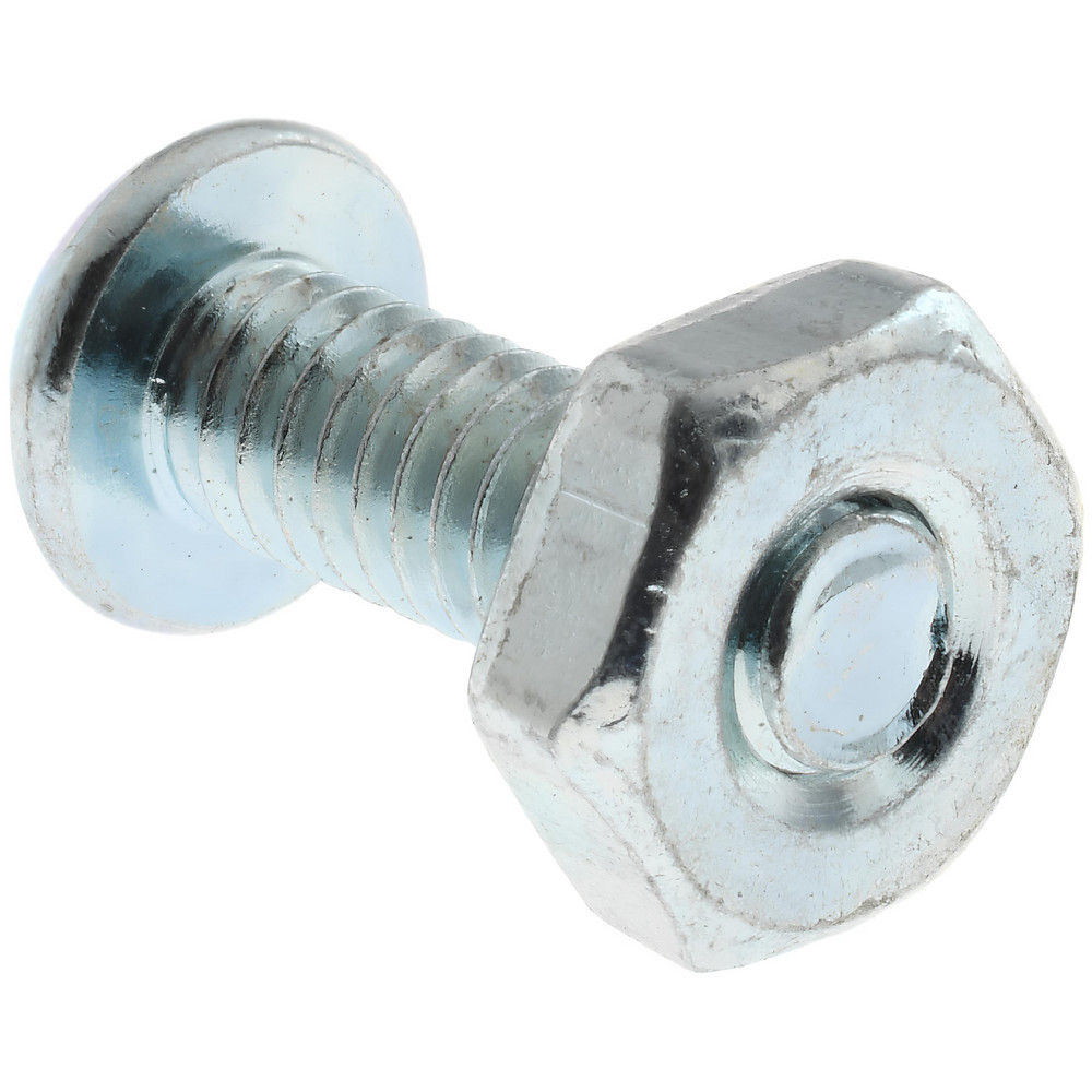 Value Collection - Machine Screw: #8-32, 1/2" Length Under Head, Round ...