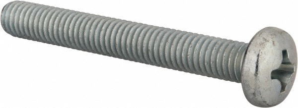 Value Collection - Machine Screw: 3/8-16, 3" Length Under Head, Pan ...