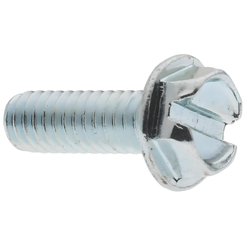 Value Collection - Machine Screw: #8-32, 1/2" Length Under Head, Hex ...