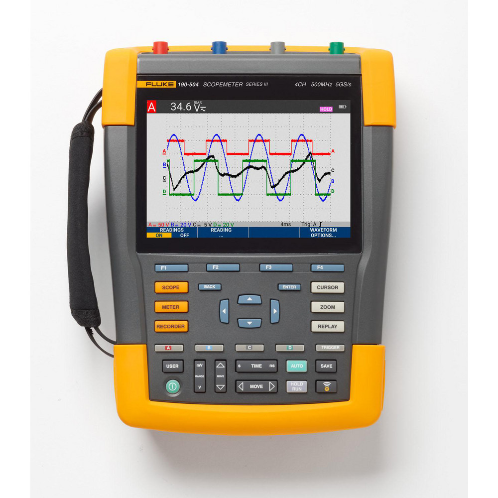Fluke - Portable Digital Oscilloscopes: Oscilloscope Type: Handheld ...