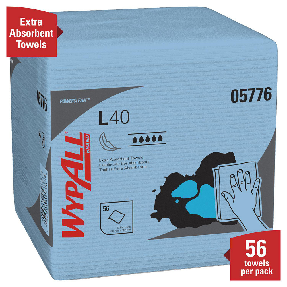 WypAll - PowerClean L40 Extra Absorbent Towels, Quarterfold, Limited ...
