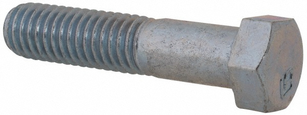 Value Collection - Hex Head Cap Screw: 7/16-14, 2" Length Under Head ...