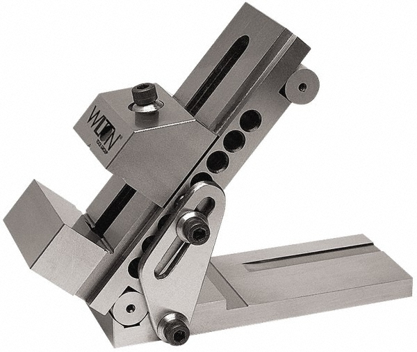 Sine Vises; Material: Alloy Steel; Jaw Height (Inch): 1-3/8; Squareness ...