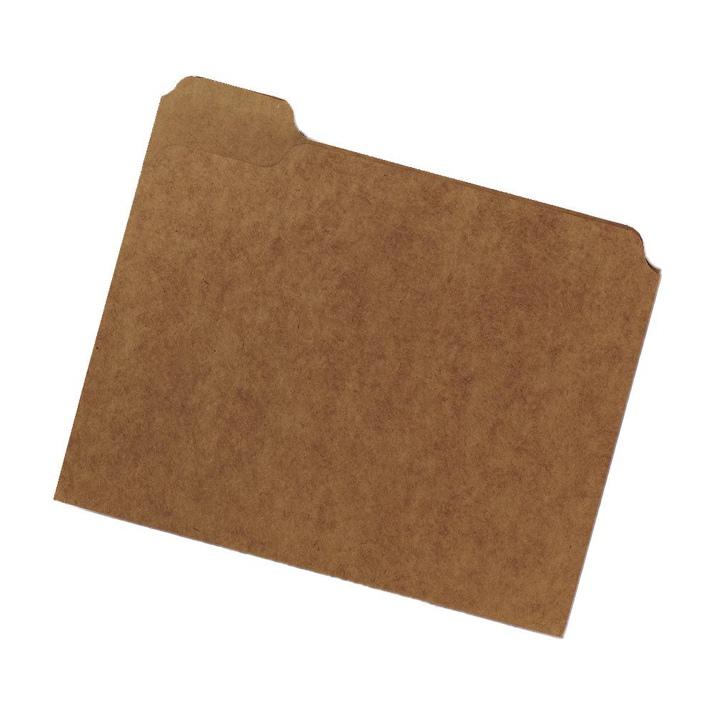 AbilityOne - 1/4CUT LTR KRAFT 100PK INNER FILE FOLDER | MSC Direct