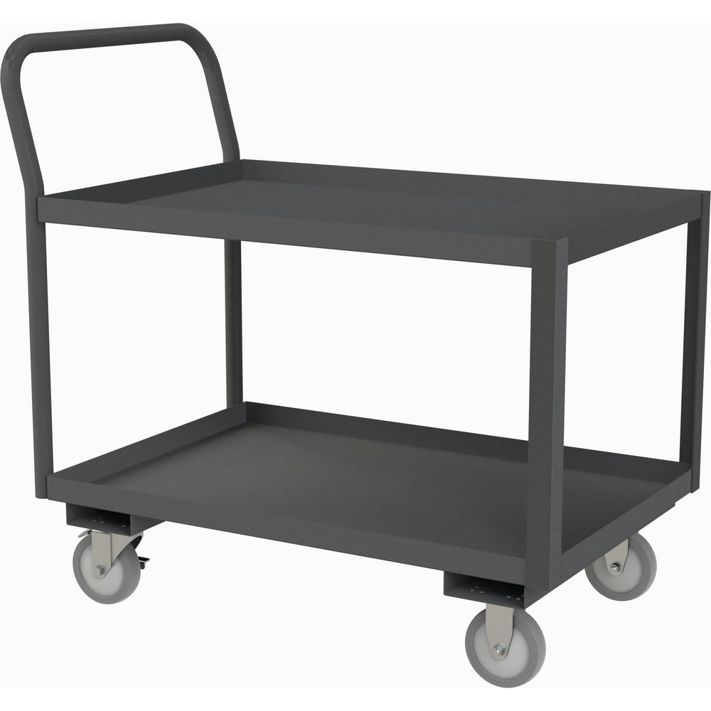 Durham - Low Deck Service Truck Utility Cart: 36" Long, 24" Wide, Steel ...