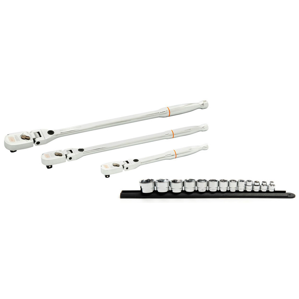 GEARWRENCH - Ratchets: Tool Type: Ratchet; Drive Size (Inch): 1/2, 1/4 ...