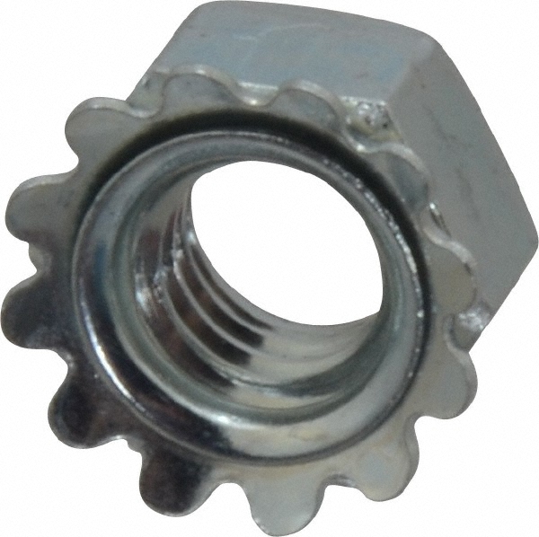 Value Collection - 5/16-18, Zinc Plated, Steel Hex Nut with External ...