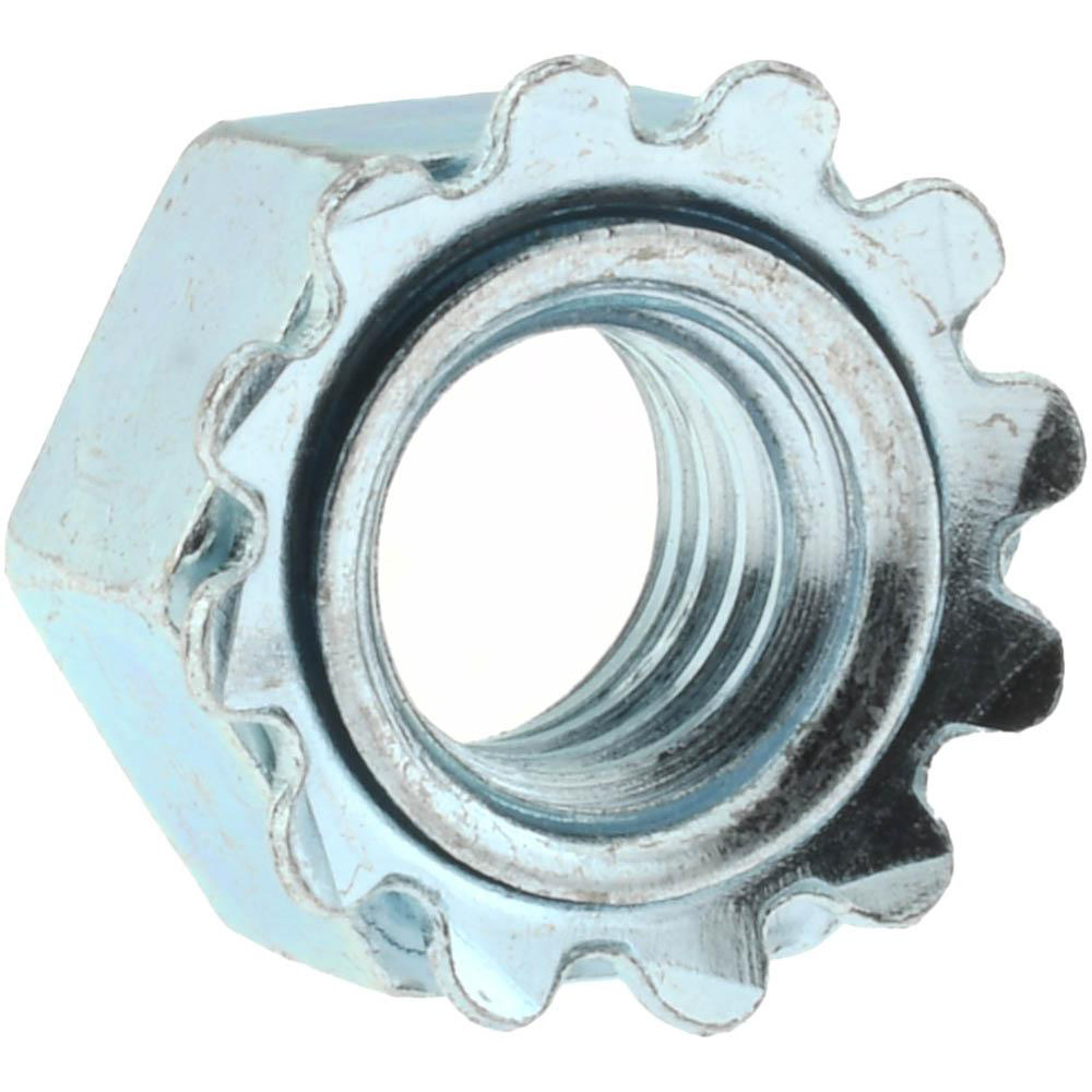 Value Collection - 5/16-18, Zinc Plated, Steel K-Lock Hex Nut with ...