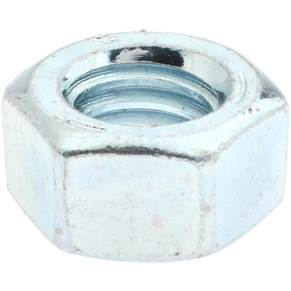 Value Collection - Hex Nut: 7/16-14, Grade 5 Steel, Zinc Finish | MSC ...