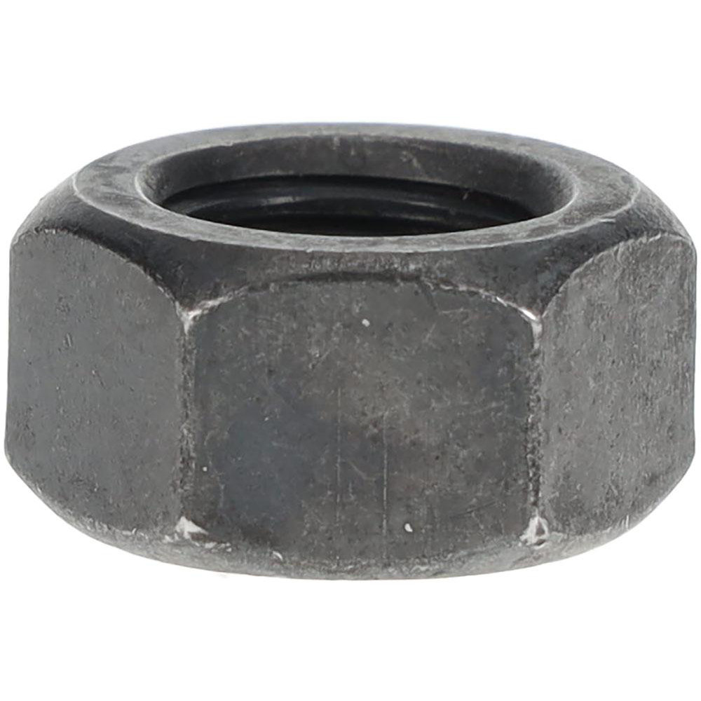 Value Collection - Hex Nut: 7/16-20, Grade 8 Steel, Black Oxide Finish ...
