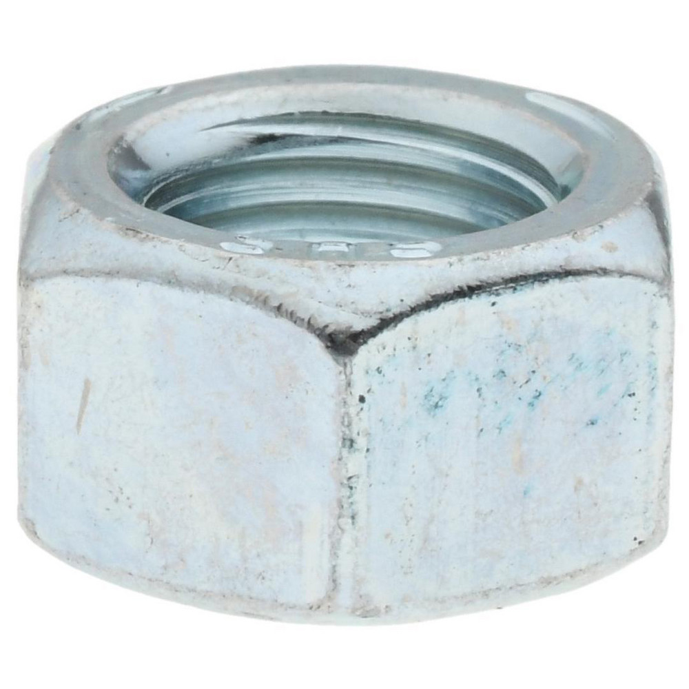 Value Collection - Hex Nut: 3/8-24, Grade SAE J995 Grade 5 Steel, Zinc ...