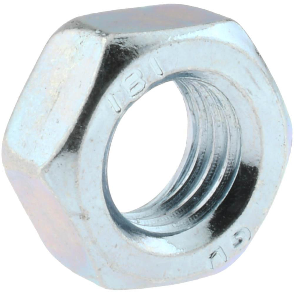 Value Collection - Hex Nut: M7x1, Grade Class 8 Steel, Zinc Finish ...