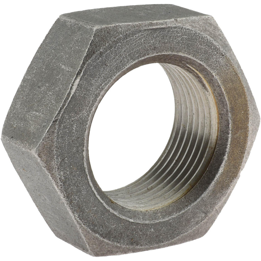 Value Collection - Jam Nut: 1-1/4-12, Grade 2 Steel, Bright/Uncoated ...