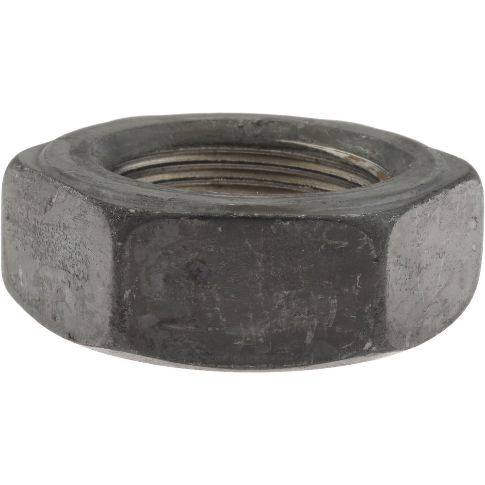 Value Collection - Jam Nut: 1-3/8-12, Grade 2 Steel, Bright/Uncoated ...