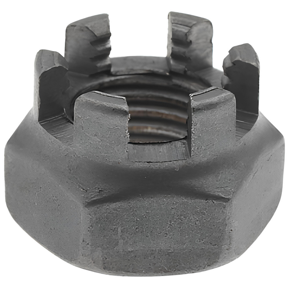 Value Collection - Castle Lock Nut: 3/8-24, Grade 5 Steel, Bright ...
