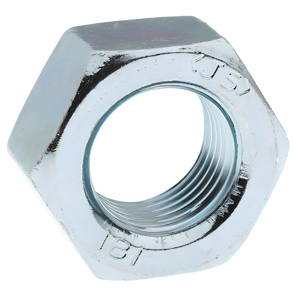 Value Collection - Hex Nut: M16x1.5, Grade Class 8 Steel, Zinc Finish ...