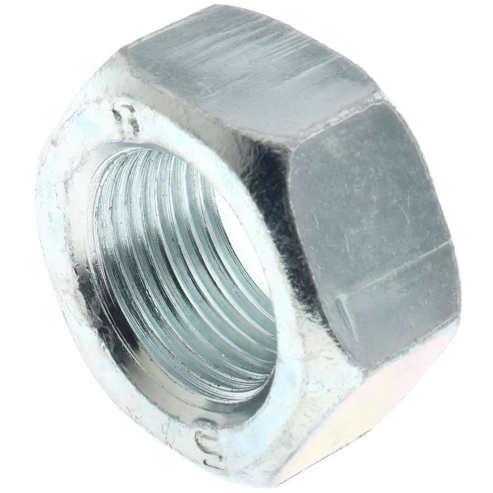 Value Collection - Hex Nut: M20x1.5, Grade Class 8 Steel, Zinc Finish ...