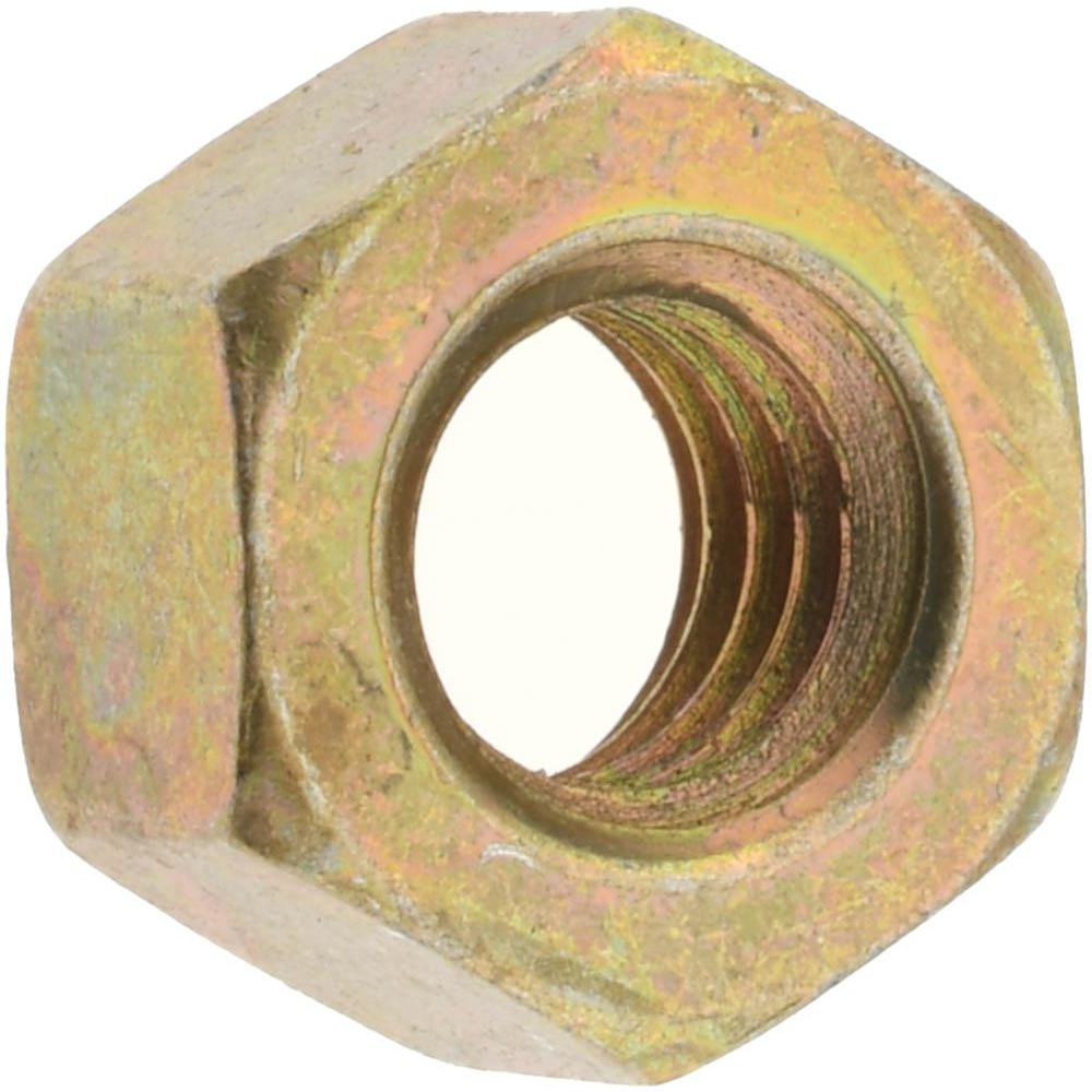 Value Collection - Hex Nut: 5/16-18, Grade L9 Steel, Yellow Zinc ...