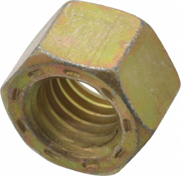 Value Collection - Hex Nut: 1/2-13, Grade L9 Steel, Zinc Yellow ...