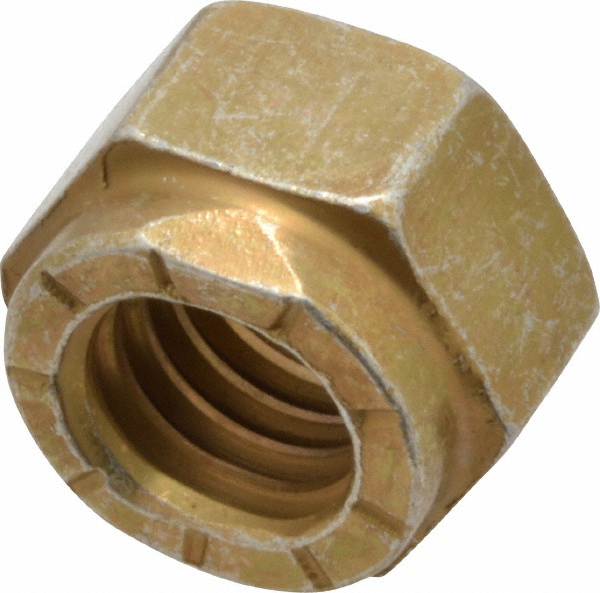 Value Collection - Hex Lock Nut: Distorted Thread, 3/8-16, Grade L9 ...