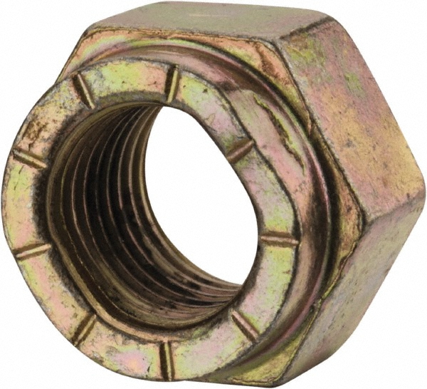 Value Collection - Hex Lock Nut: Distorted Thread, 3/8-24, Grade L9 ...